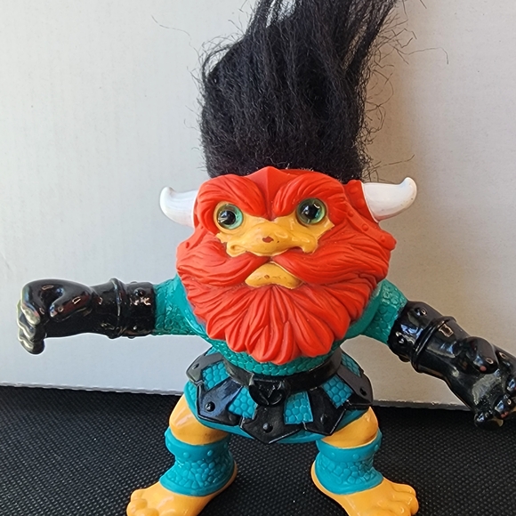 Toys | Troll Black Hair Battle Troll Viking 5 Action Figure Hasbro ...